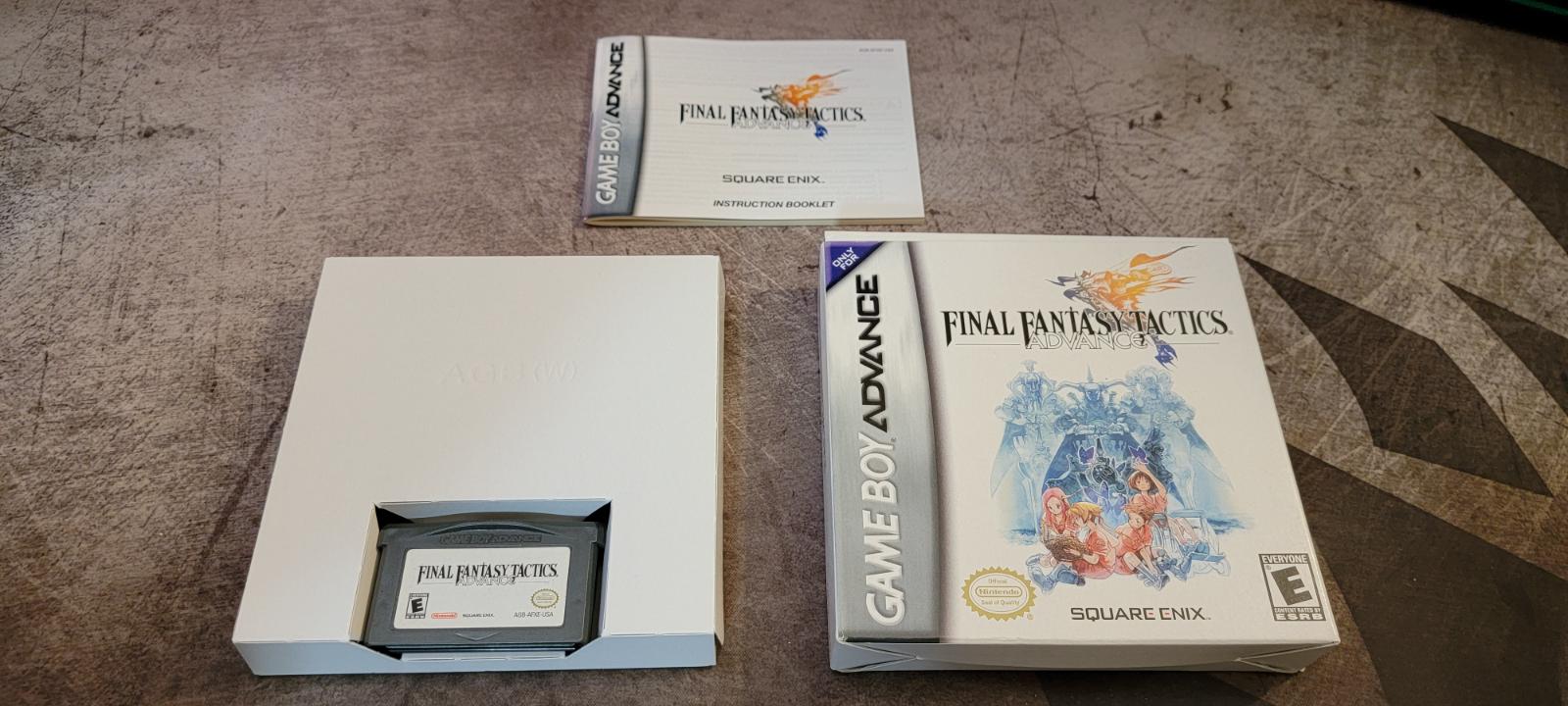 Final Fantasy Tactics Advance | Item, Box, and Manual | GameBoy Advance