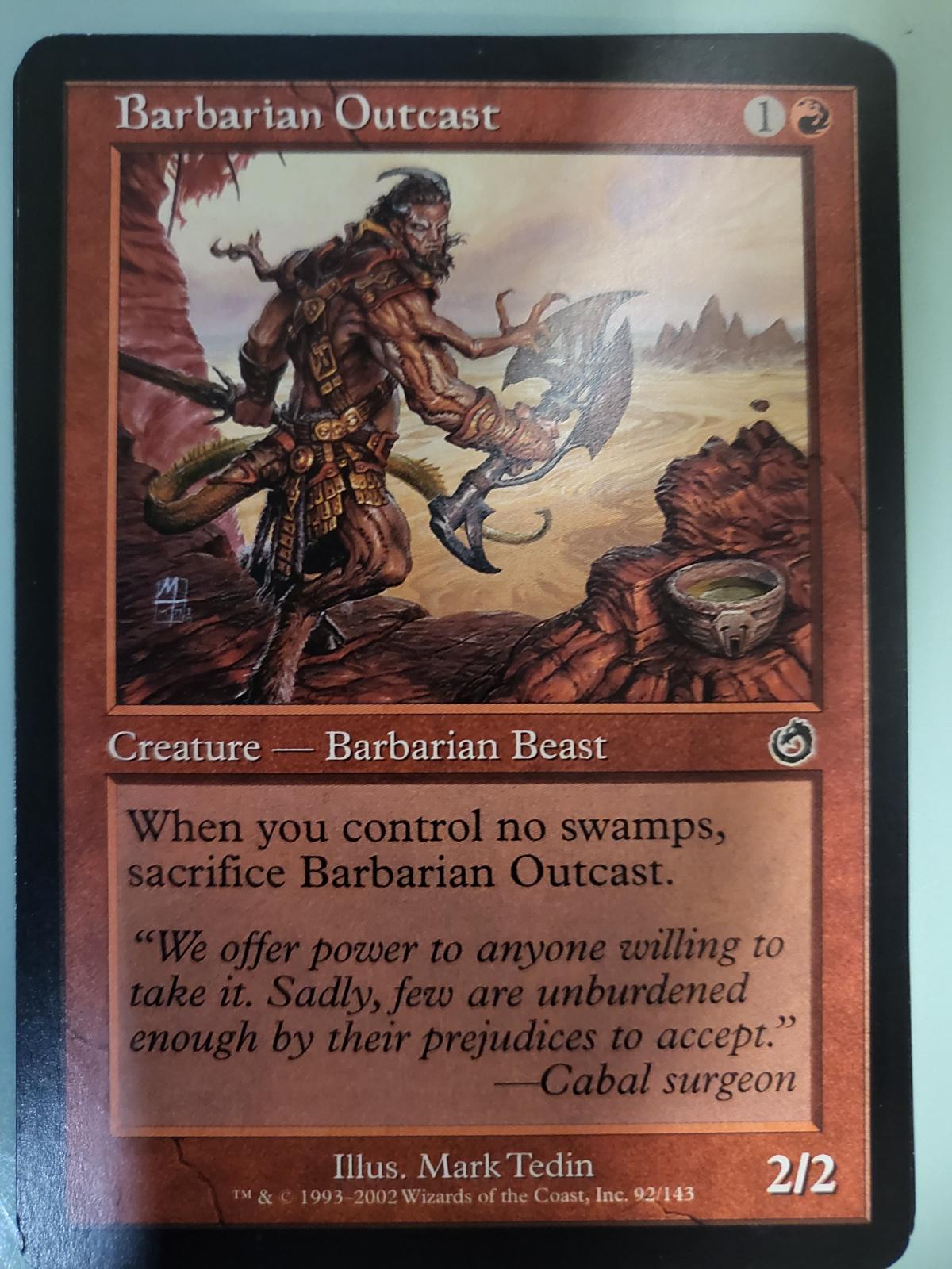 Barbarian Outcast Prices | Magic Torment | Magic Cards