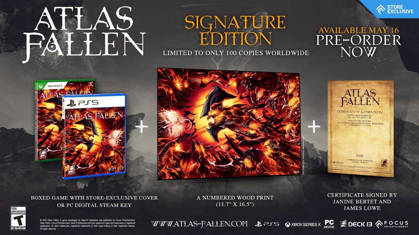 Atlas Fallen [Limited Signature Edition] Prices Playstation 5 | Compare ...