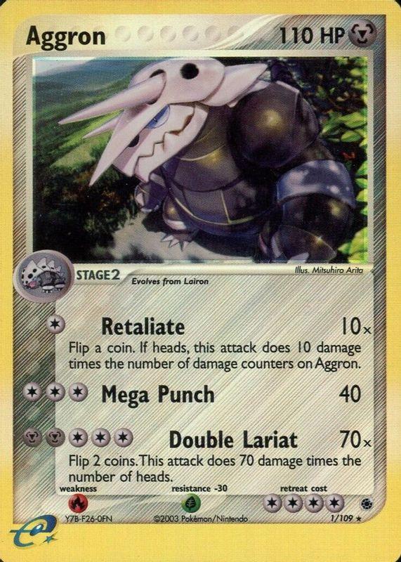 Aggron #1 Prices | Pokemon Ruby & Sapphire | Pokemon Cards