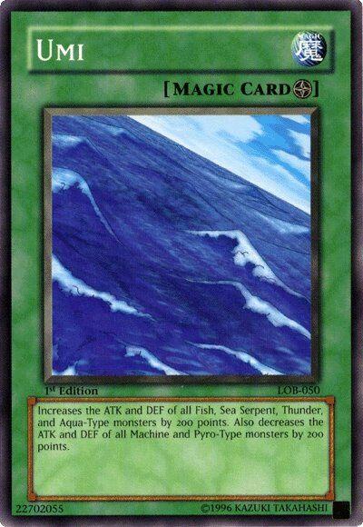 Umi [1st Edition] LOB-050 Prices | YuGiOh Legend of Blue Eyes White ...