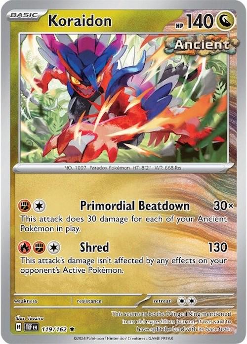 Koraidon [Holo] #119 Prices | Pokemon Temporal Forces | Pokemon Cards