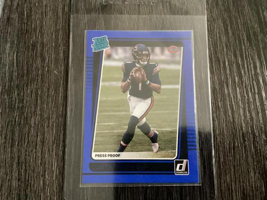 Justin Fields [Press Proof Blue] | Ungraded | 2021 Panini Donruss