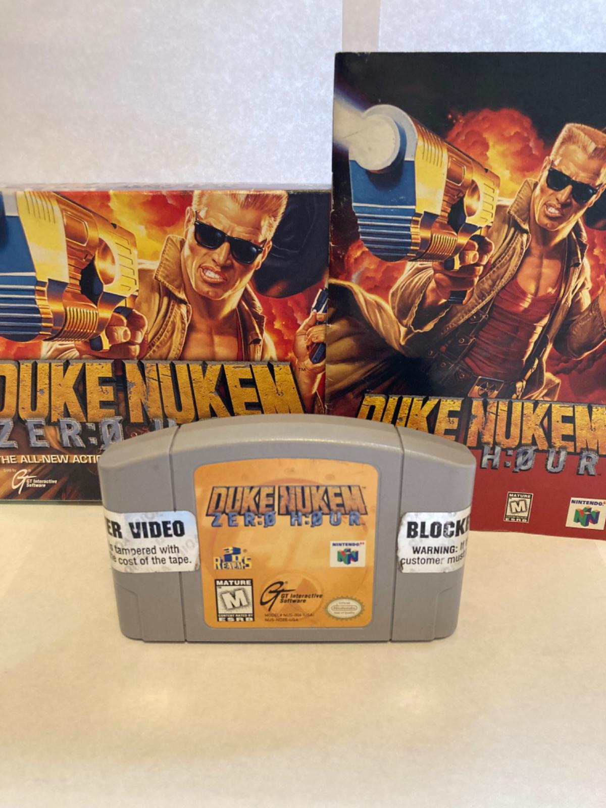 Duke Nukem Zero Hour | Item, Box, and Manual | Nintendo 64