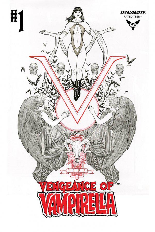 Vengeance of Vampirella [Cho Sketch] #1 (2019) Prices | Vengeance of ...