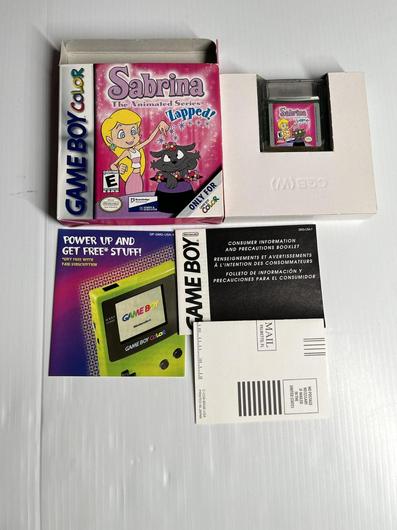 Sabrina Animated Series Zapped | Item, Box, and Manual | GameBoy Color