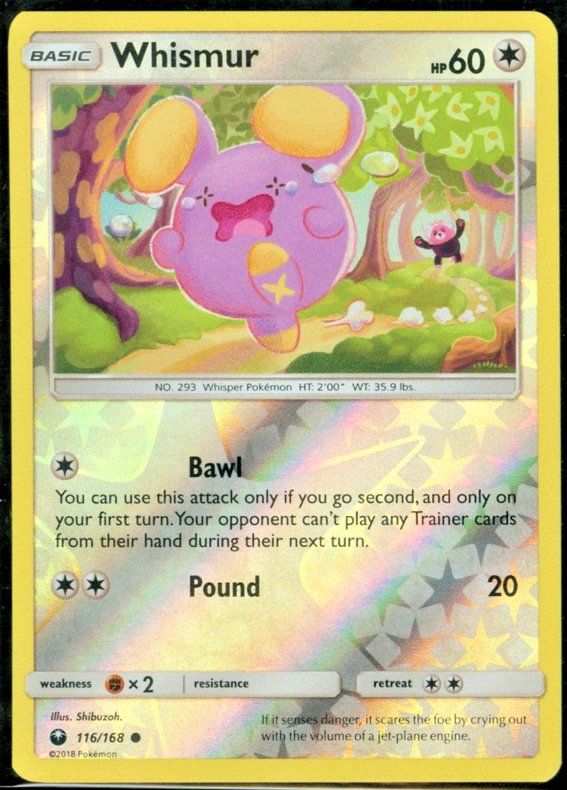 Whismur [Reverse Holo] #116 Prices | Pokemon Celestial Storm | Pokemon ...