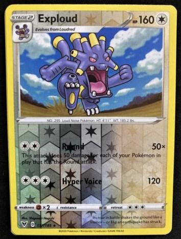 Exploud [Reverse Holo] #137 Prices | Pokemon Vivid Voltage | Pokemon Cards