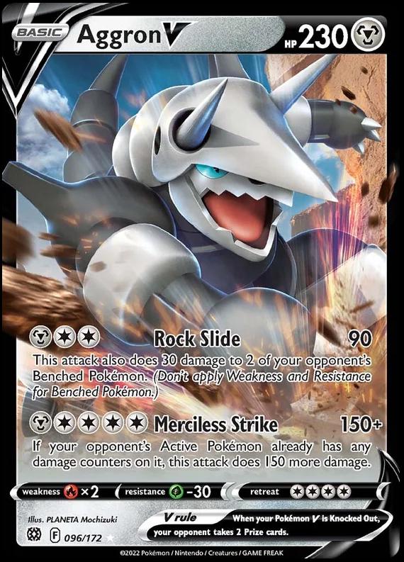 Aggron V #96 Prices | Pokemon Brilliant Stars | Pokemon Cards