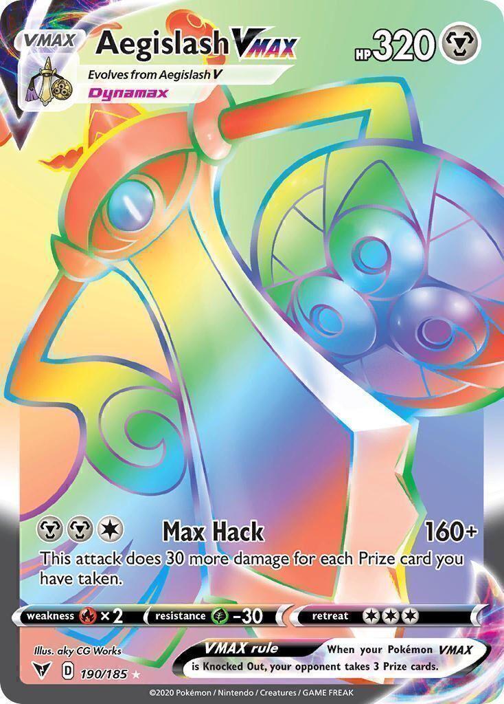 Aegislash VMAX #190 Prices | Pokemon Vivid Voltage | Pokemon Cards