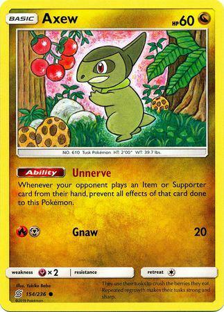 Axew #154 Prices | Pokemon Unified Minds | Pokemon Cards