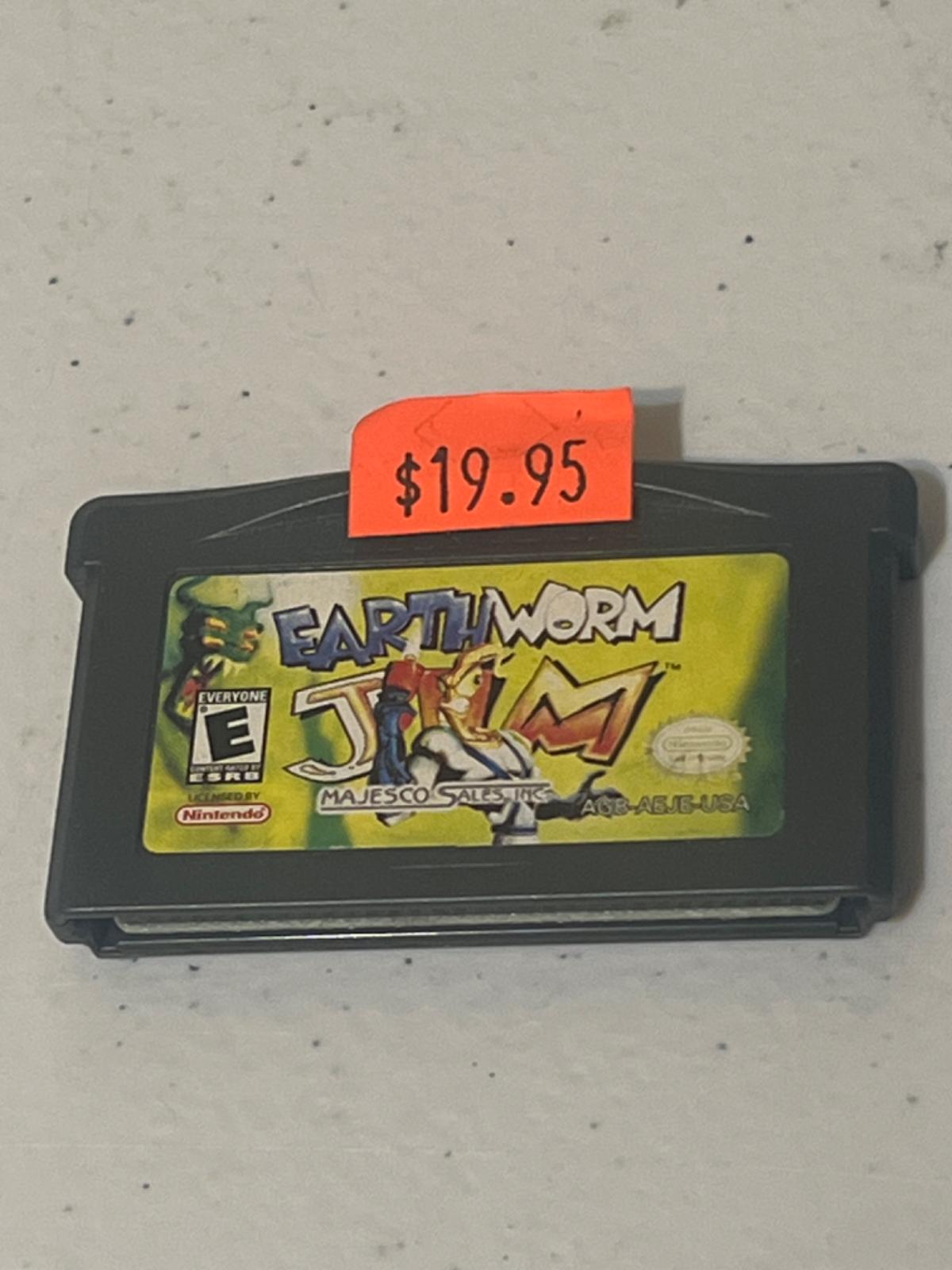 Earthworm Jim | Item only | GameBoy Advance