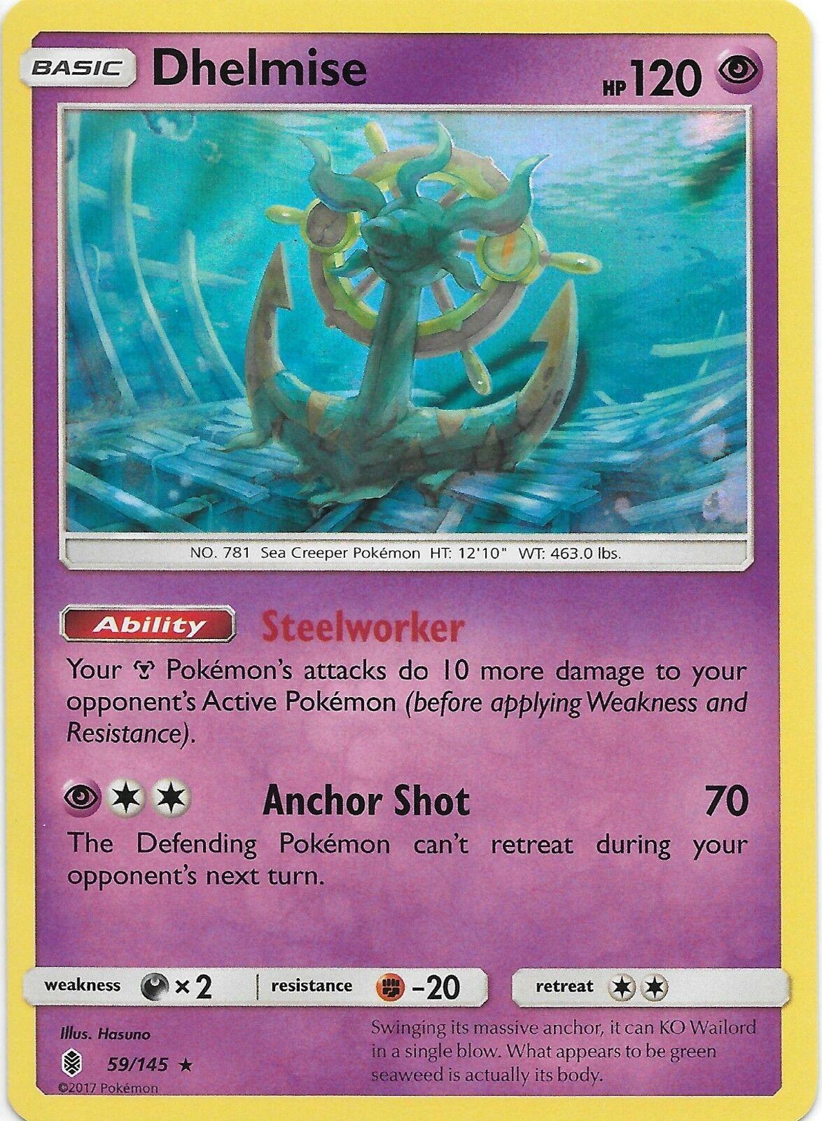 Dhelmise #59 Prices | Pokemon Guardians Rising | Pokemon Cards