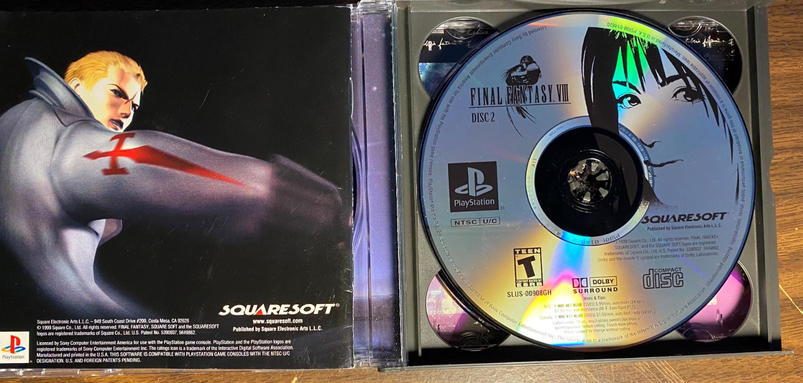 Final Fantasy VIII [Greatest Hits] | Item, Box, and Manual | Playstation