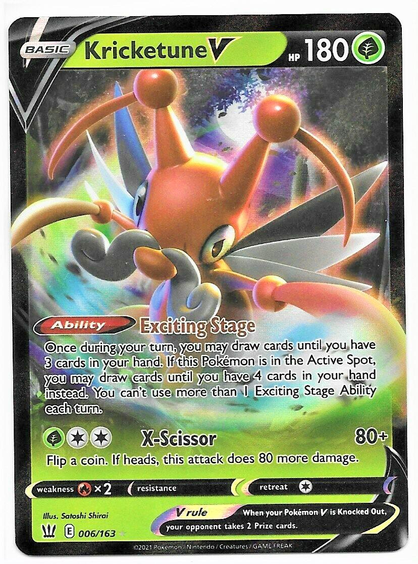 Kricketune V #6 Prices | Pokemon Battle Styles | Pokemon Cards