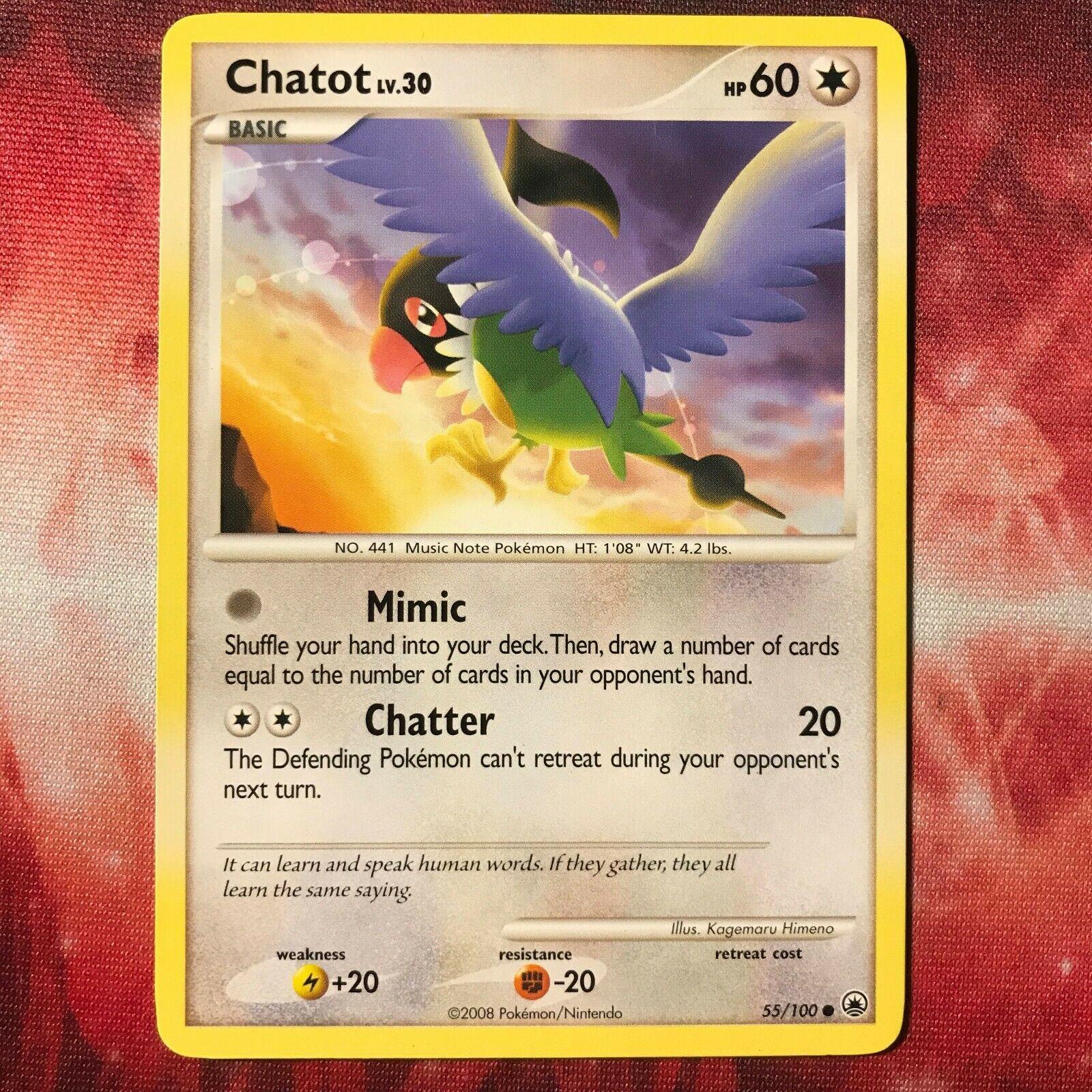 Chatot #55 Prices | Pokemon Majestic Dawn | Pokemon Cards