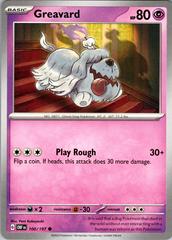Greavard #100 Prices | Pokemon Obsidian Flames | Pokemon Cards
