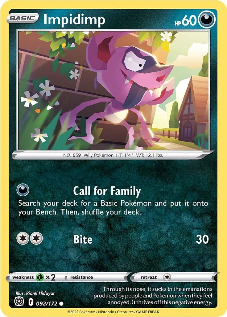 Impidimp #92 Prices | Pokemon Brilliant Stars | Pokemon Cards