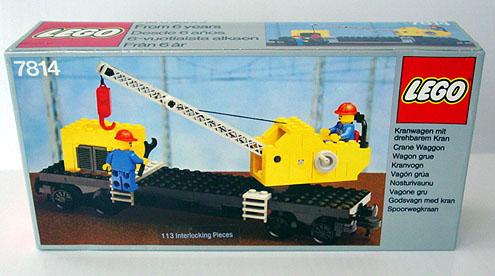 Crane Wagon with Small Container #7814 LEGO Set Prices | New, Boxed ...