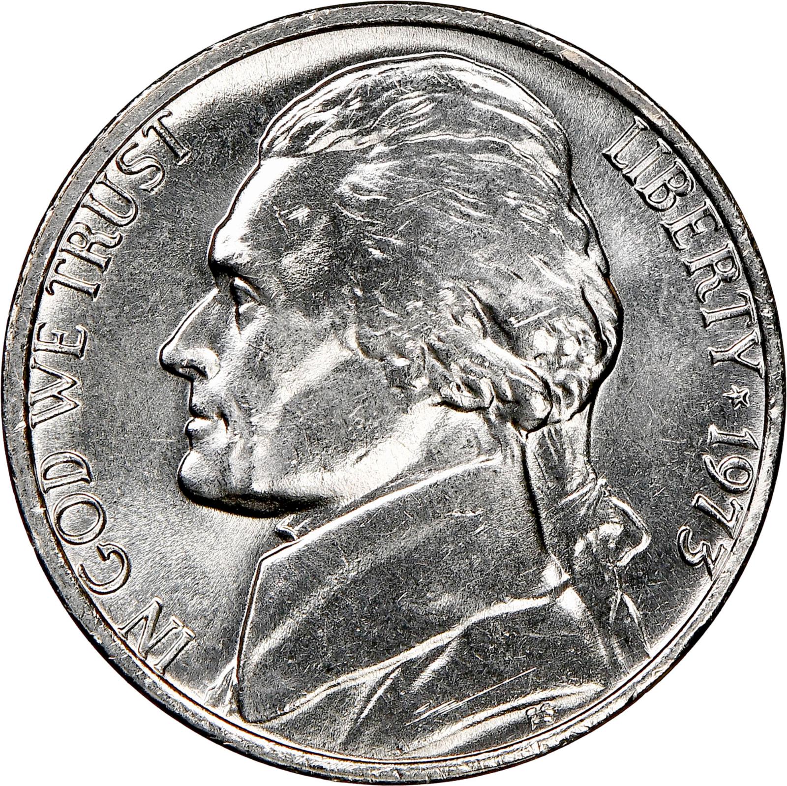 1973 Jefferson Nickel Prices | Ungraded, NGC, PCGS Values