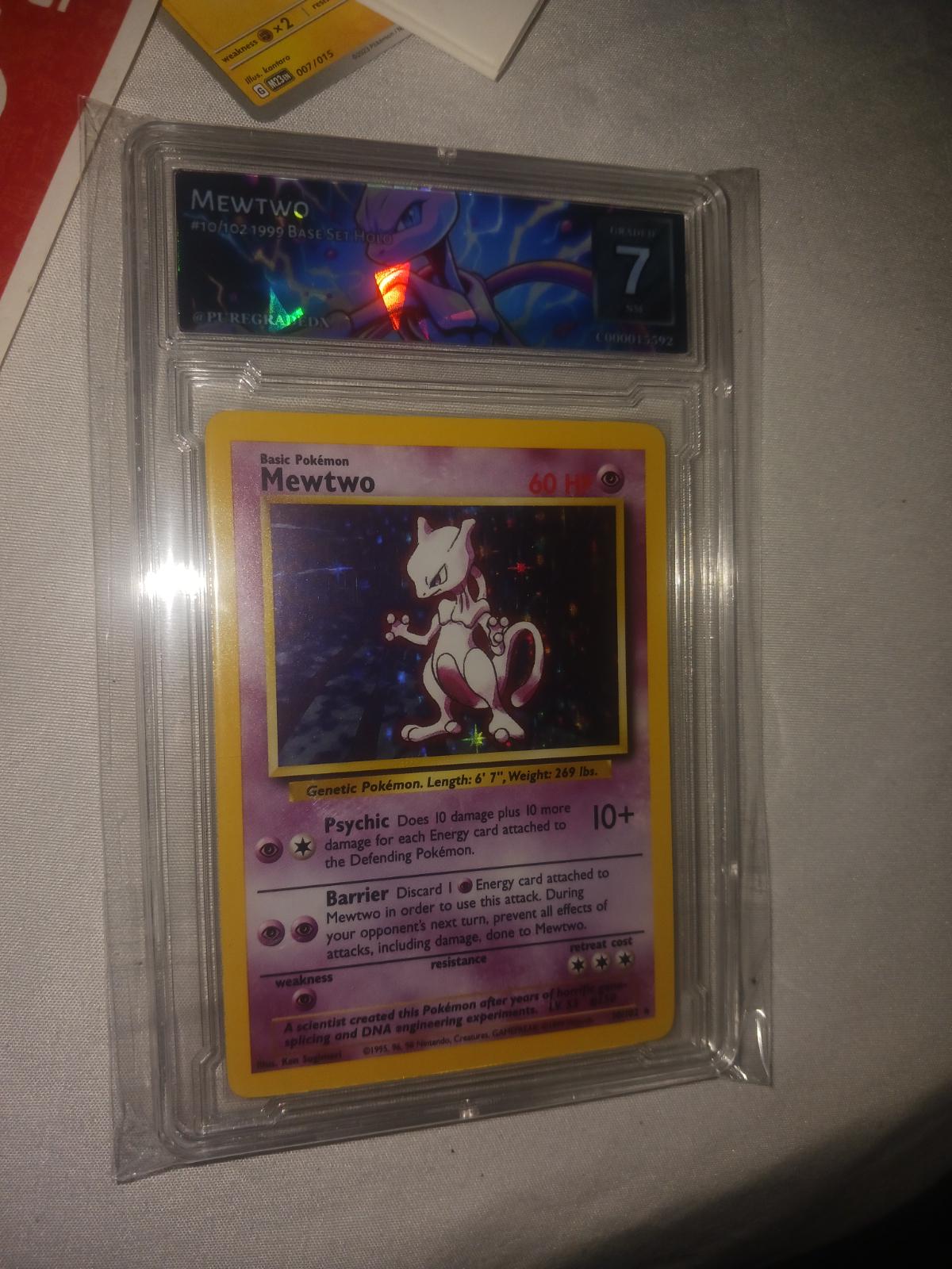 Mewtwo | Graded 7 | Pokemon Base Set