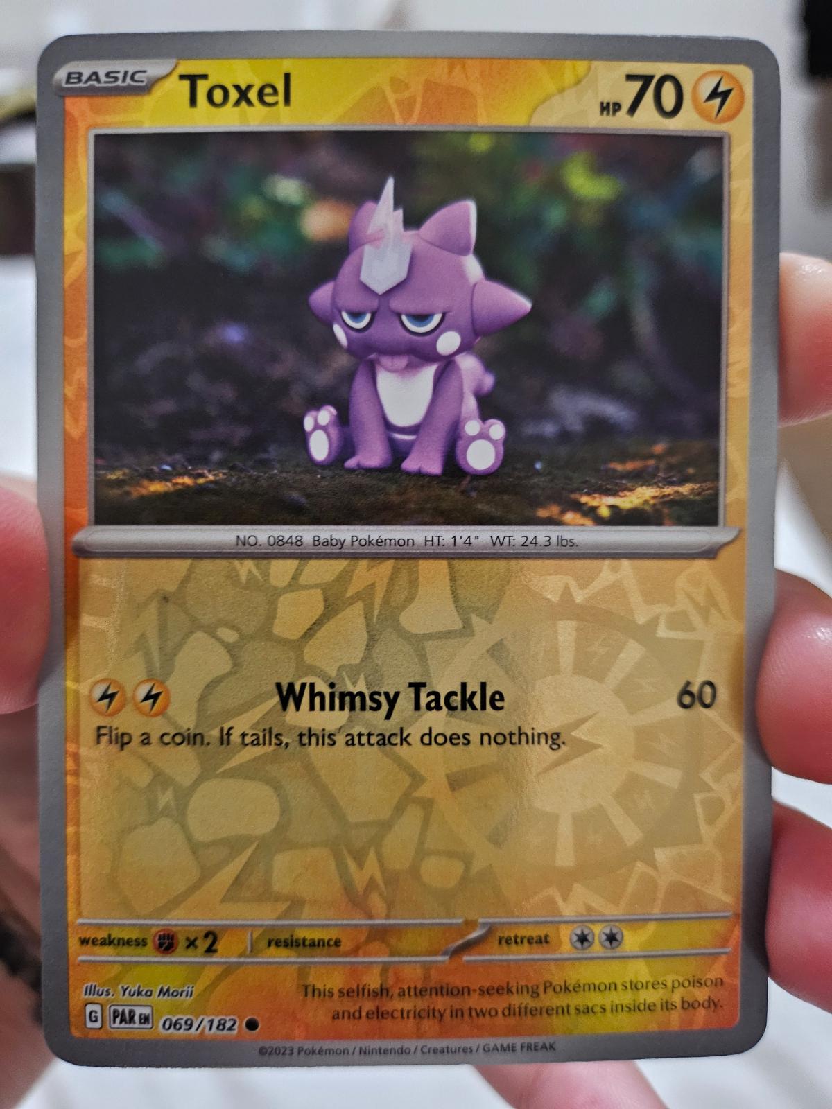 Toxel [Reverse Holo] | Ungraded | Pokemon Paradox Rift