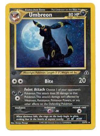 Umbreon [1st Edition] #13 Prices | Pokemon Neo Discovery | Pokemon Cards