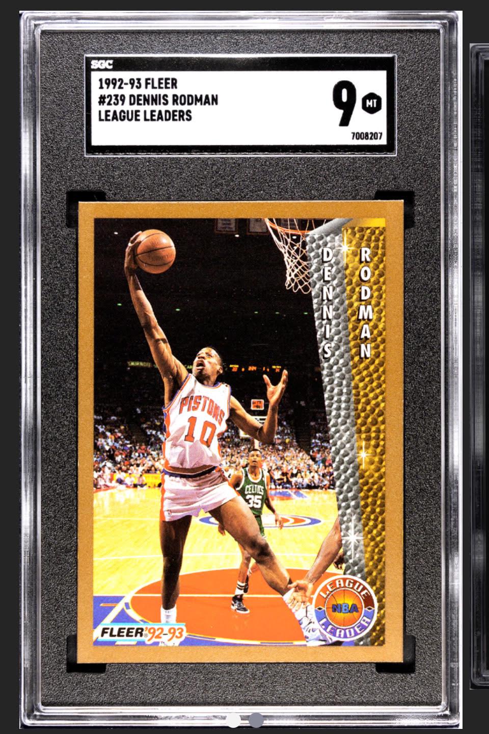 Dennis Rodman | Graded 9 | 1992 Fleer