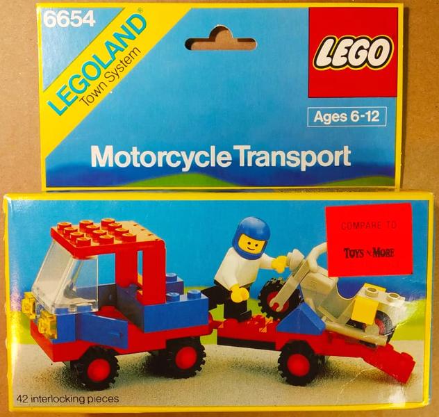 Motorcycle Transport #6654 LEGO Set Prices | New, Boxed, Loose Values
