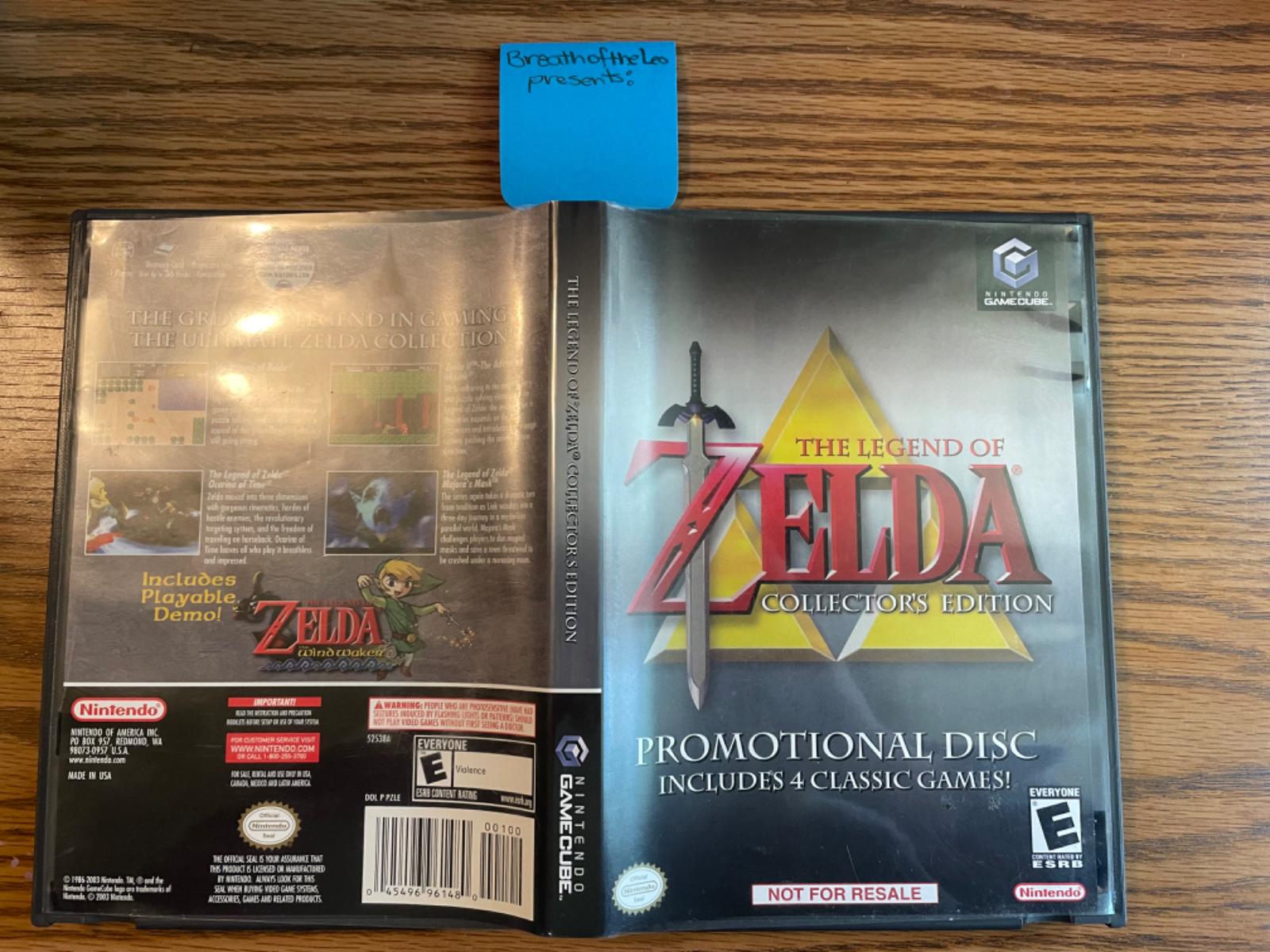 Zelda Collector's Edition | Item, Box, and Manual | Gamecube