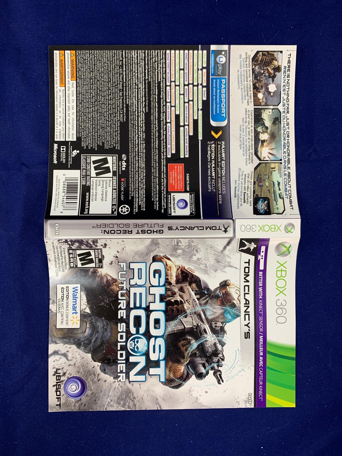 Ghost Recon: Future Soldier | Box only | Xbox 360