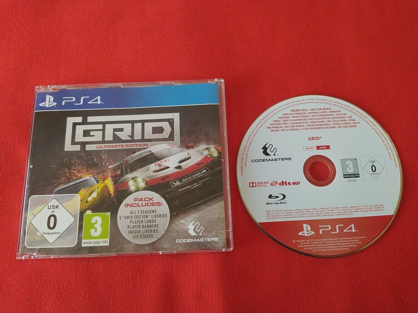 Grid: Ultimate Edition [Promo] Prices PAL Playstation 4 | Compare Loose, CIB & New Prices