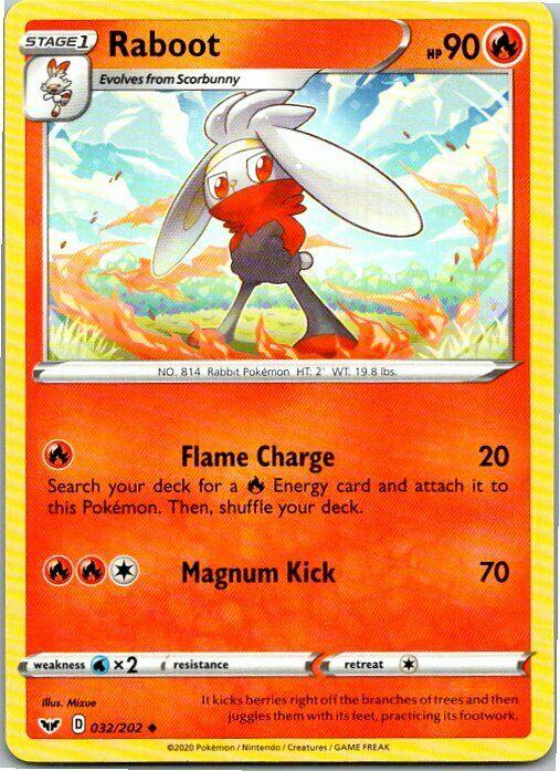 Raboot #32 Prices | Pokemon Sword & Shield | Pokemon Cards