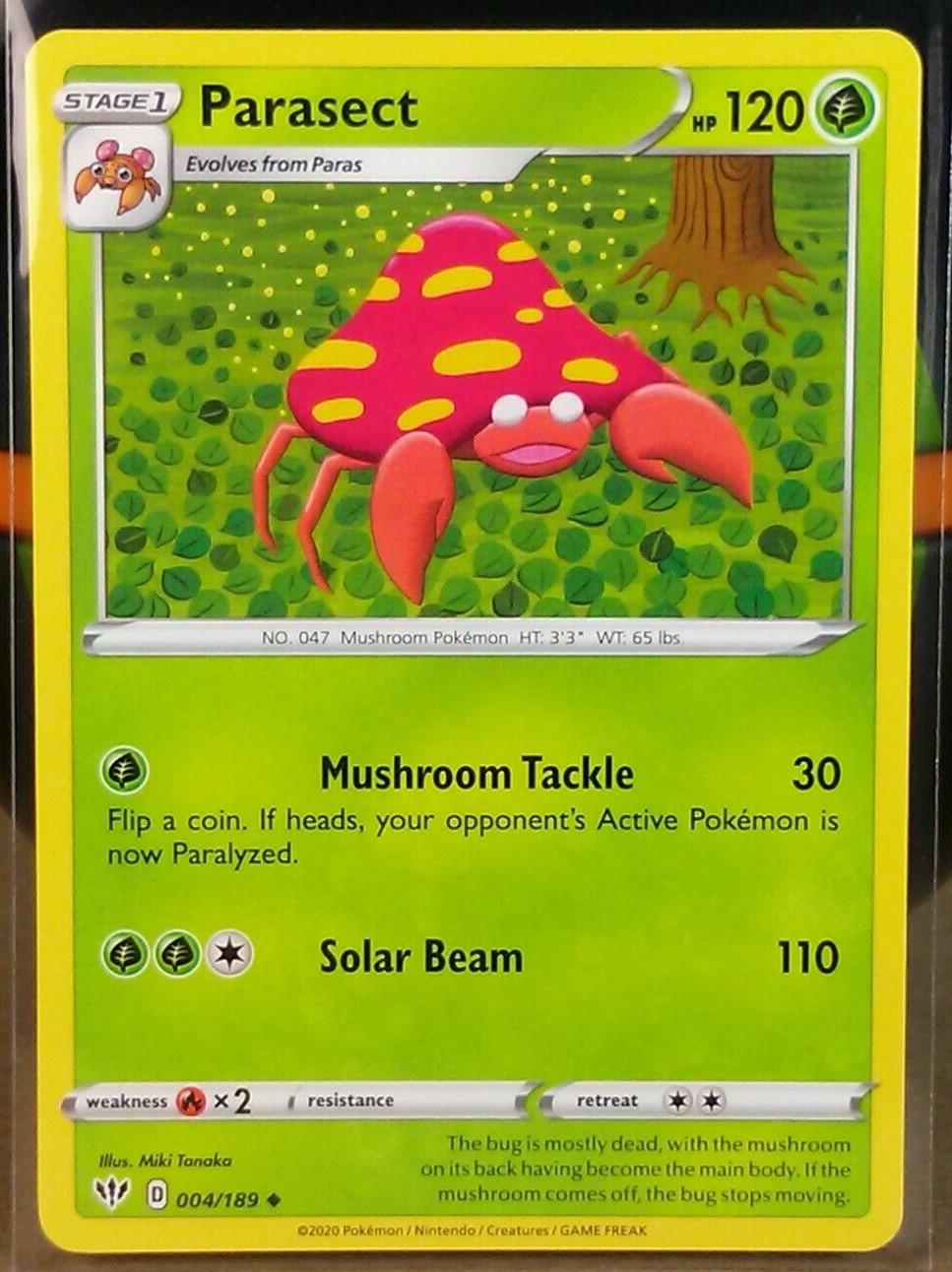 Parasect #4 Prices | Pokemon Darkness Ablaze | Pokemon Cards