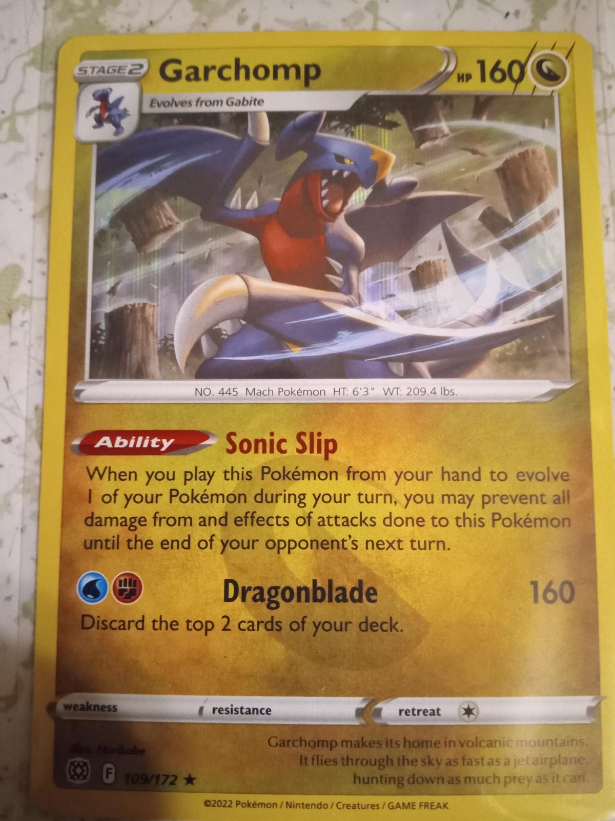 Garchomp [Reverse Holo] | Ungraded | Pokemon Brilliant Stars
