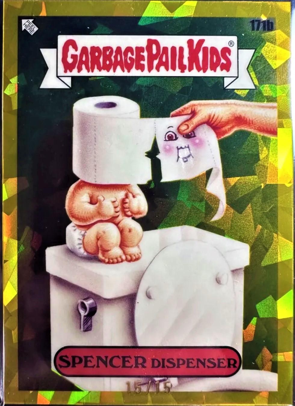 SPENCER Dispenser [Gold] #171b Prices | Garbage Pail Kids 2022 Sapphire ...