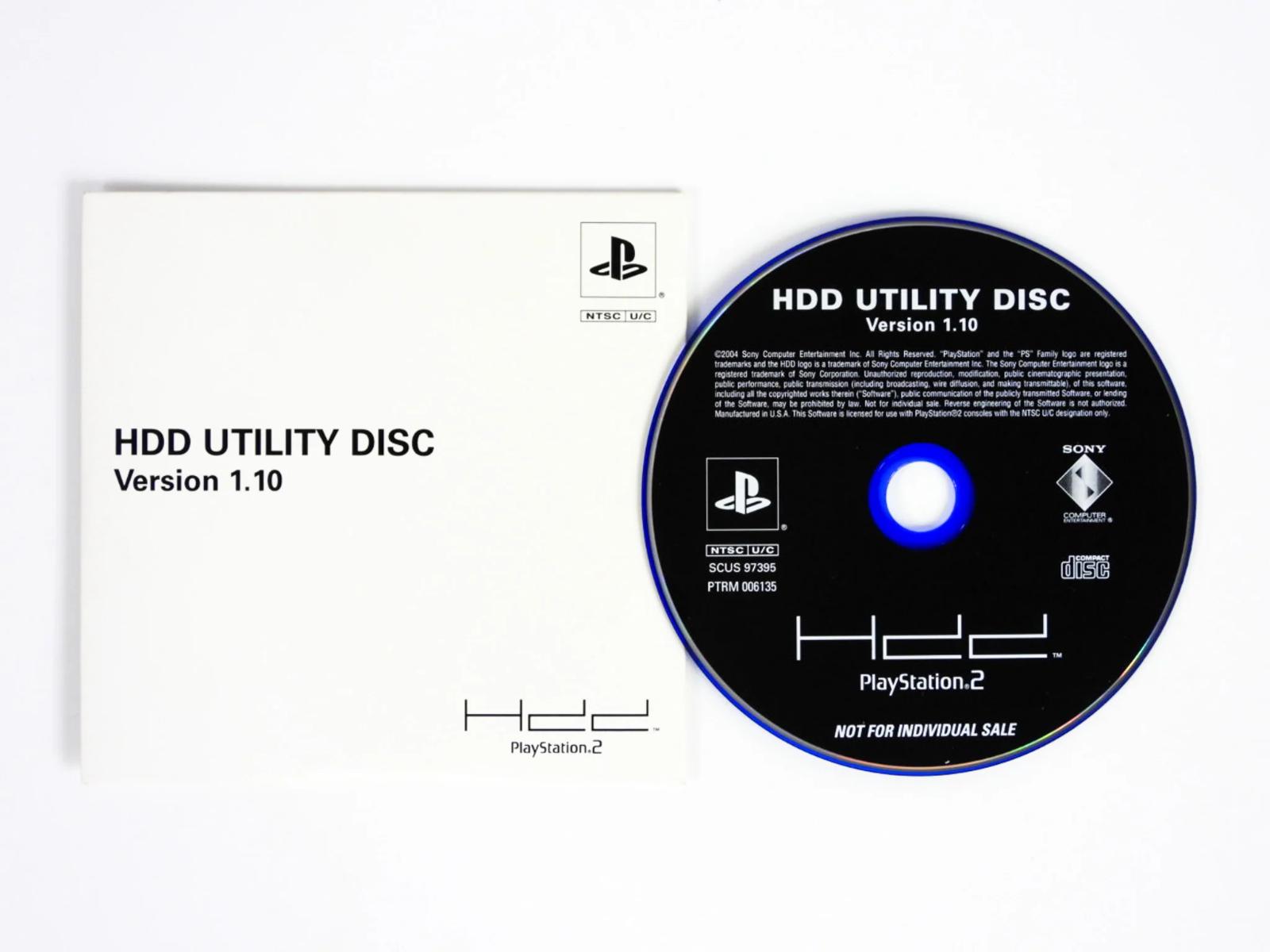 HDD Utility Disc [Version 1.10] Prices Playstation 2 | Compare Loose, CIB & New Prices