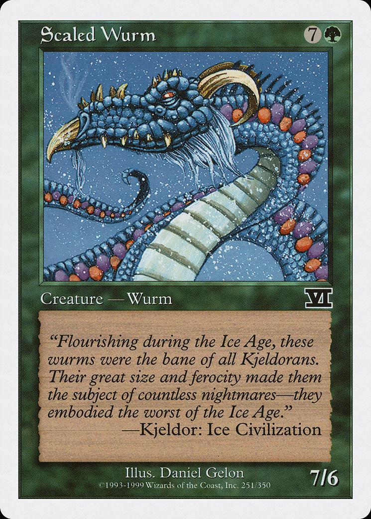 Scaled Wurm Prices | Magic 6th Edition | Magic Cards