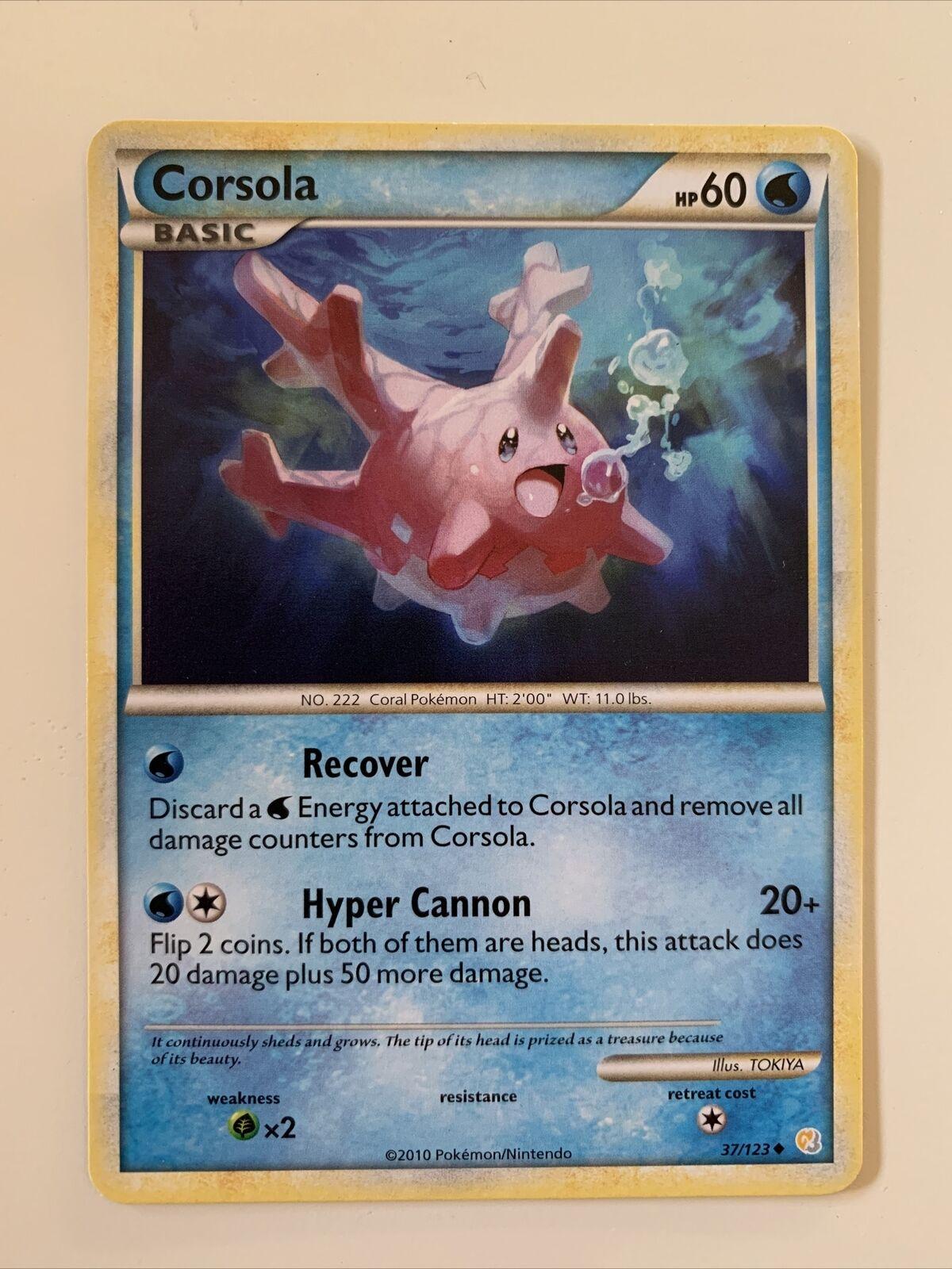 Corsola #37 Prices | Pokemon HeartGold & SoulSilver | Pokemon Cards