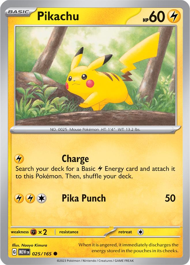 Pikachu #25 Prices | Pokemon Scarlet & Violet 151 | Pokemon Cards