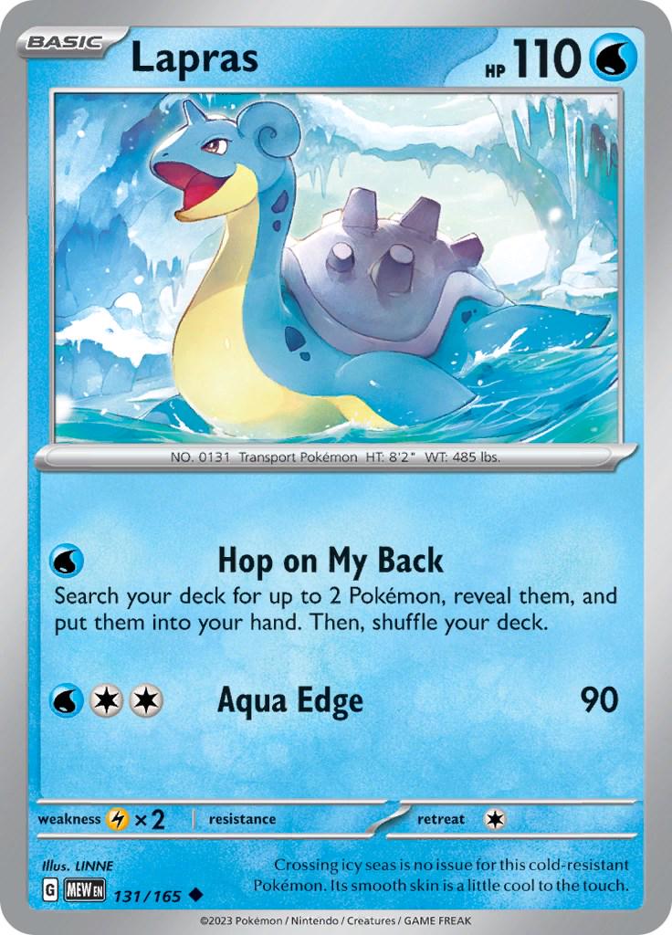Lapras #131 Prices | Pokemon Scarlet & Violet 151 | Pokemon Cards
