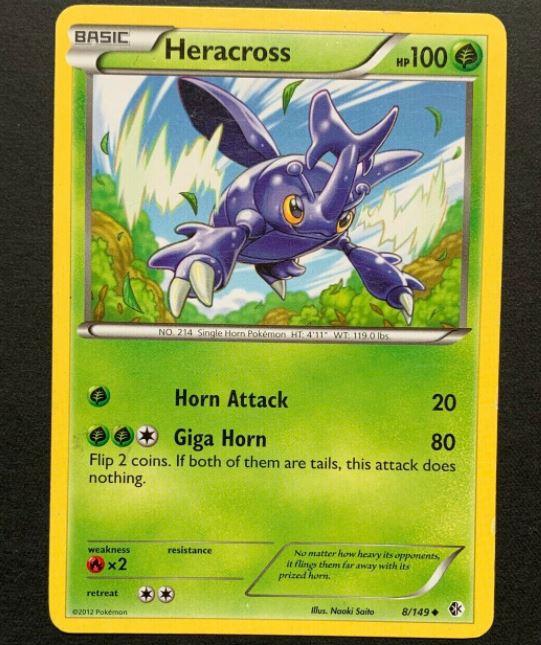 Heracross #8 Prices | Pokemon Boundaries Crossed | Pokemon Cards