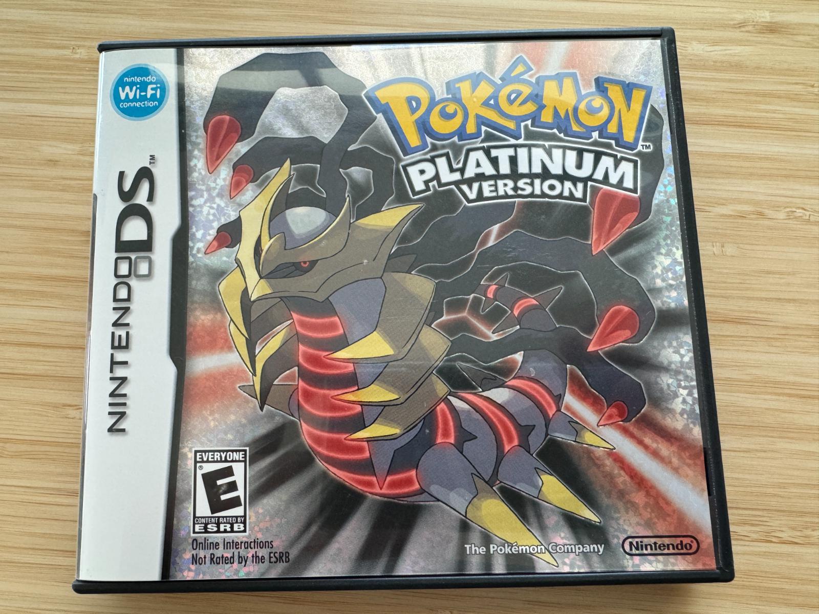 Pokemon Platinum | Box and Manual only | Nintendo DS