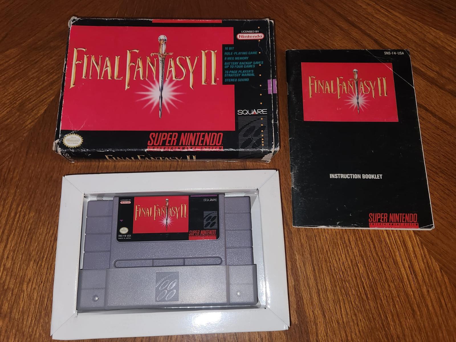 Final Fantasy II | Item, Box, and Manual | Super Nintendo