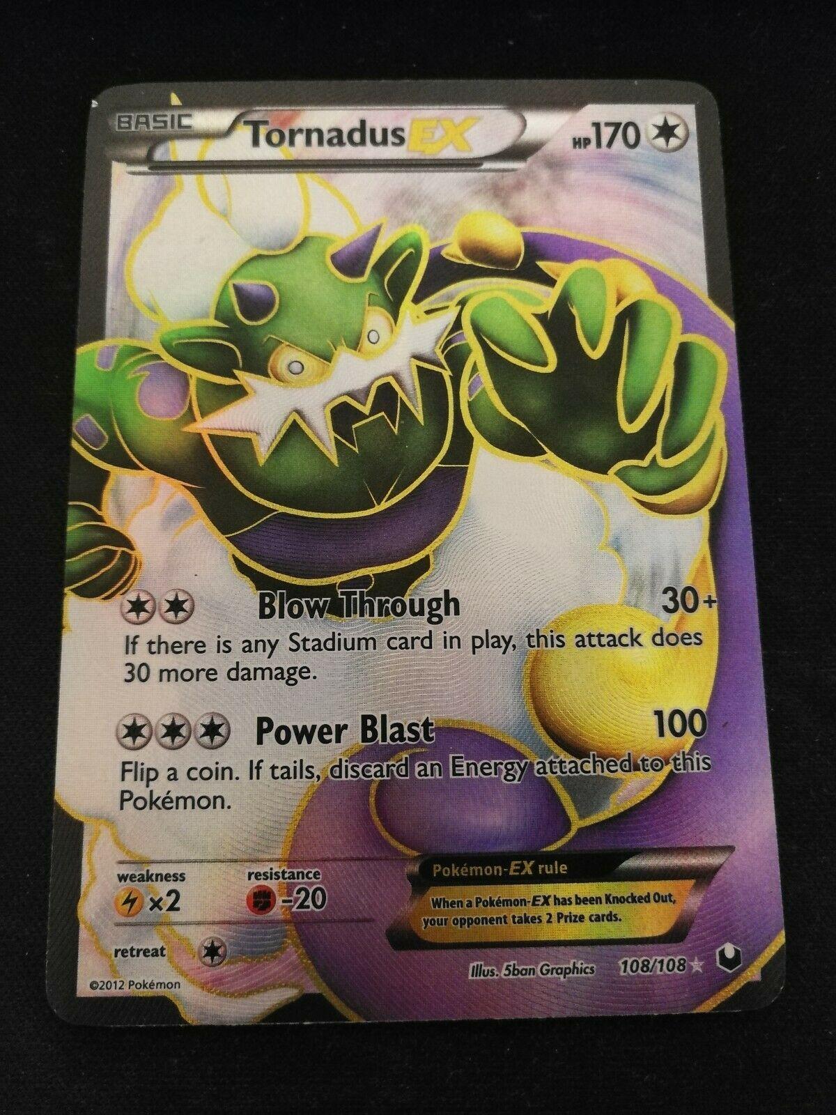 Tornadus EX #108 Prices | Pokemon Dark Explorers | Pokemon Cards
