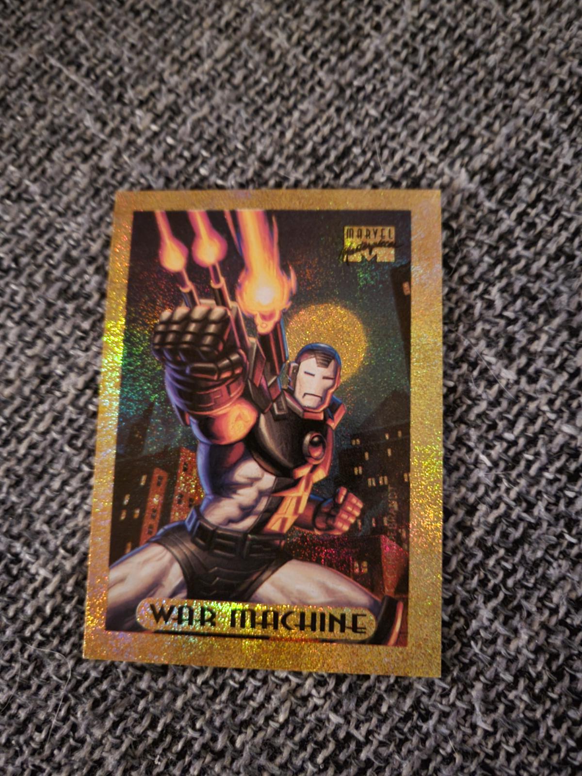 War Machine [Gold Holofoil] | Ungraded | Marvel 1994 Masterpieces
