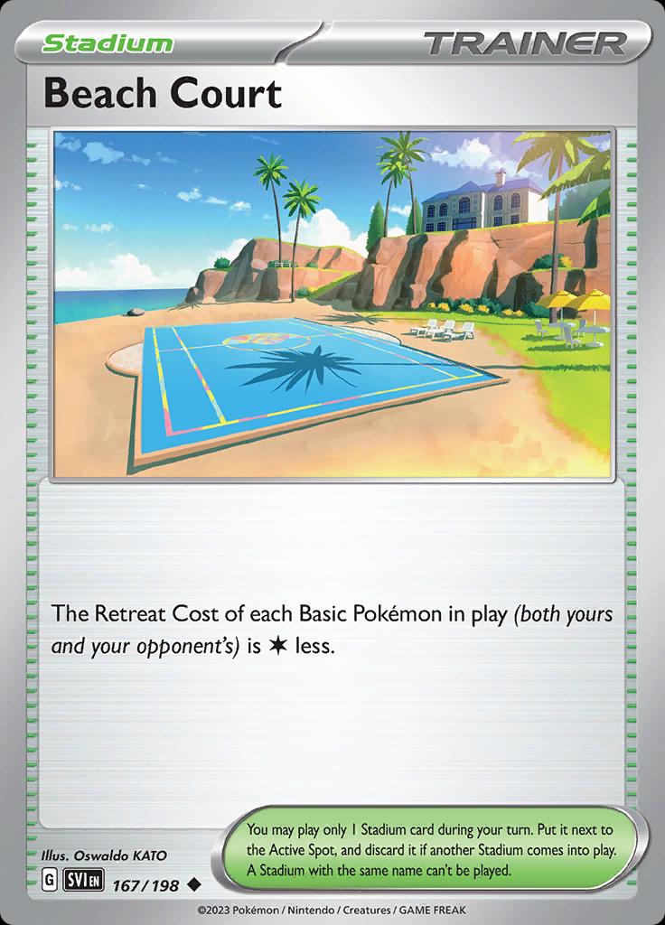 Beach Court #167 Prices | Pokemon Scarlet & Violet | Pokemon Cards