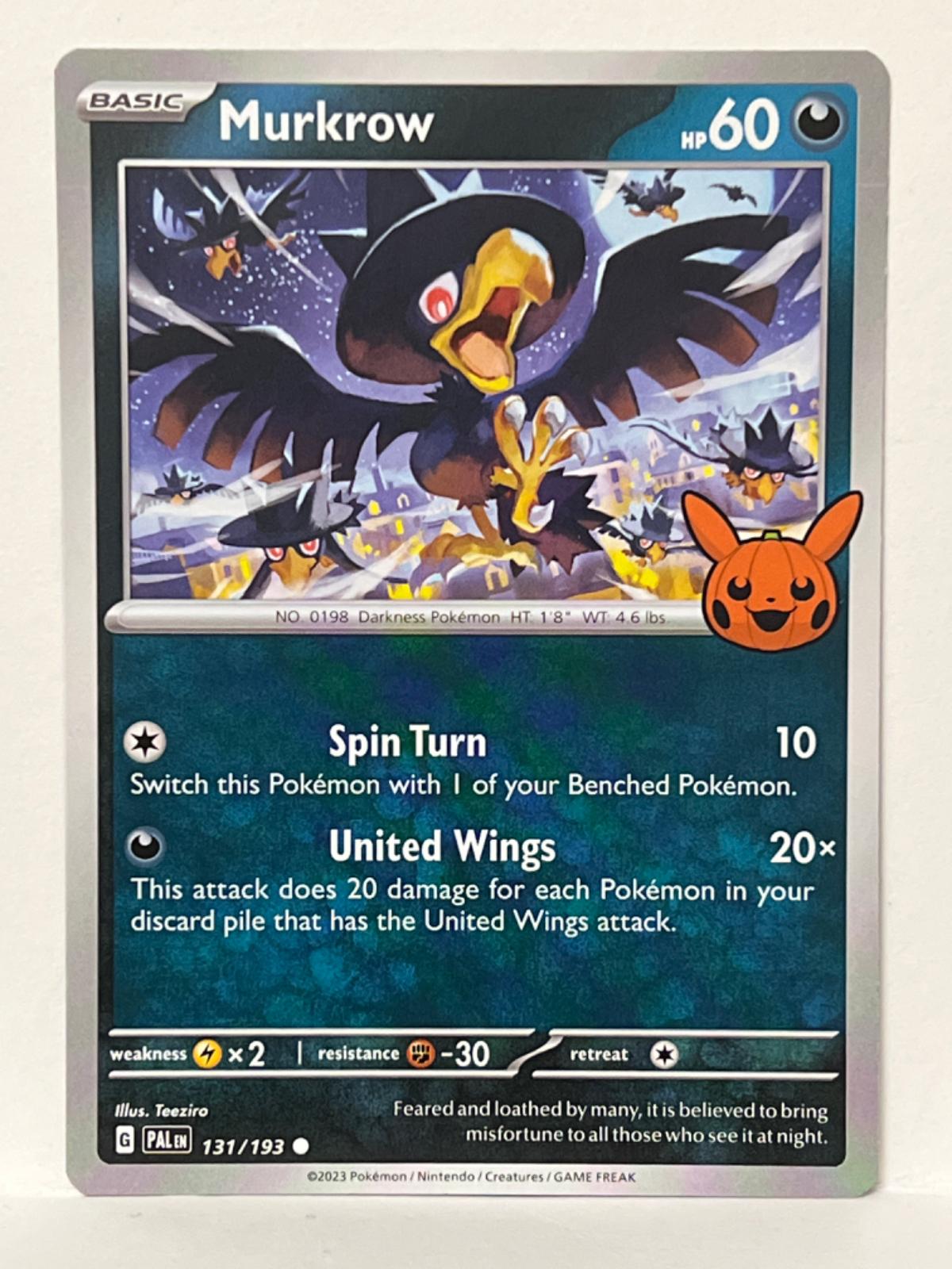 Murkrow #131 Prices | Pokemon Trick or Trade 2023 | Pokemon Cards