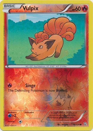 Vulpix [Reverse Holo] #18 Prices | Pokemon Dragons Exalted | Pokemon Cards