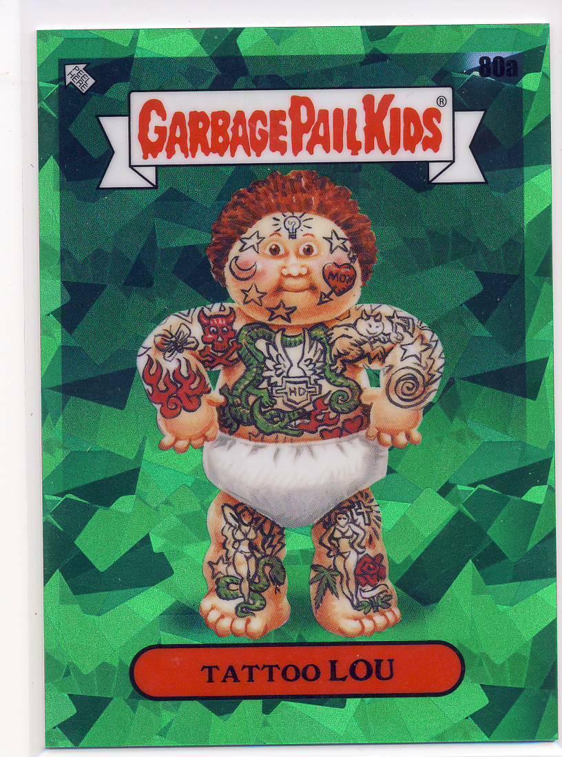 Tattoo LOU [Green] #80a Prices | Garbage Pail Kids 2020 Sapphire | GPK ...